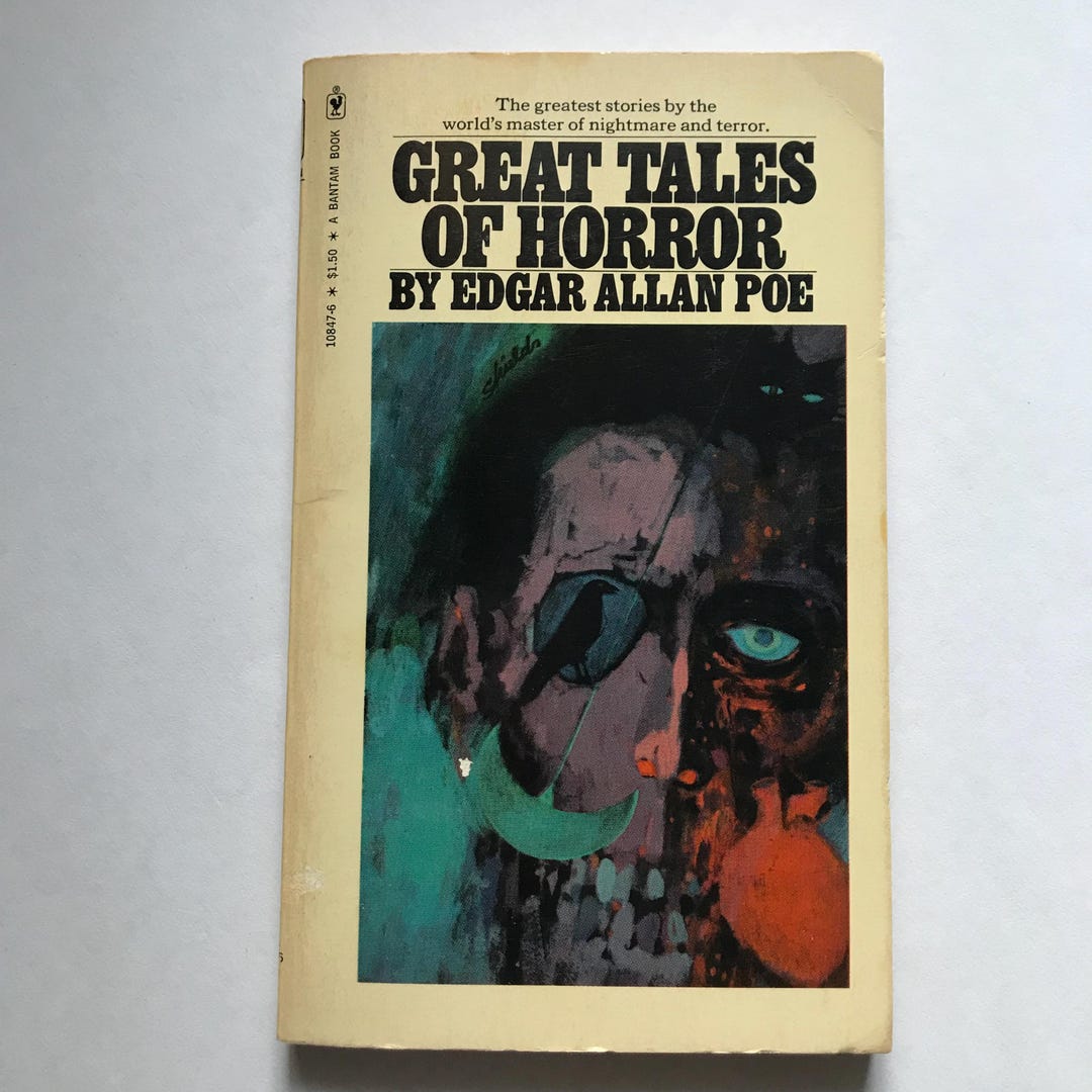 Great Tales of Horror by Edgar Allan Poe Paperback 70s Bantam Books ...