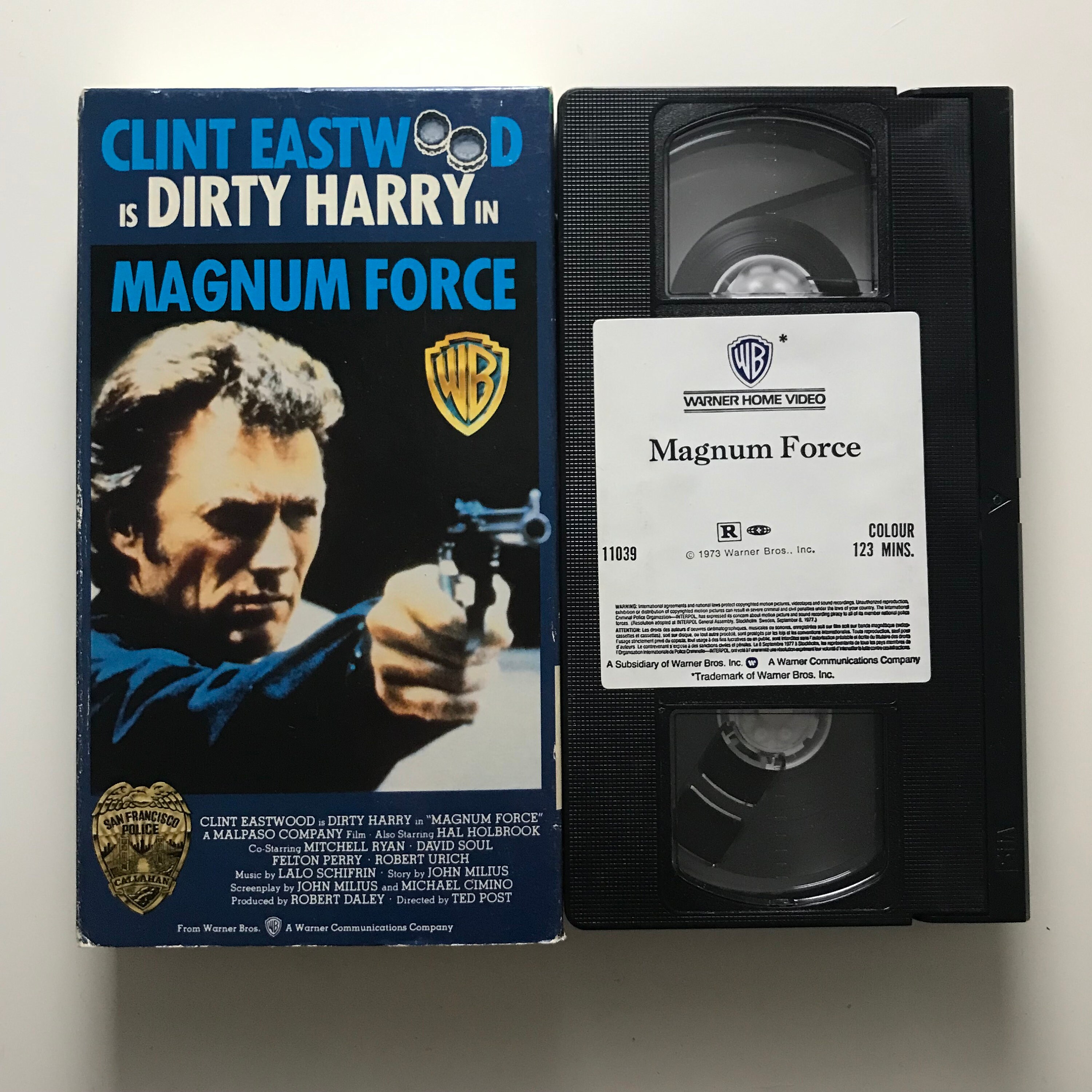 Magnum Force VHS Tape 70s Dirty Harry Clint Eastwood - Etsy