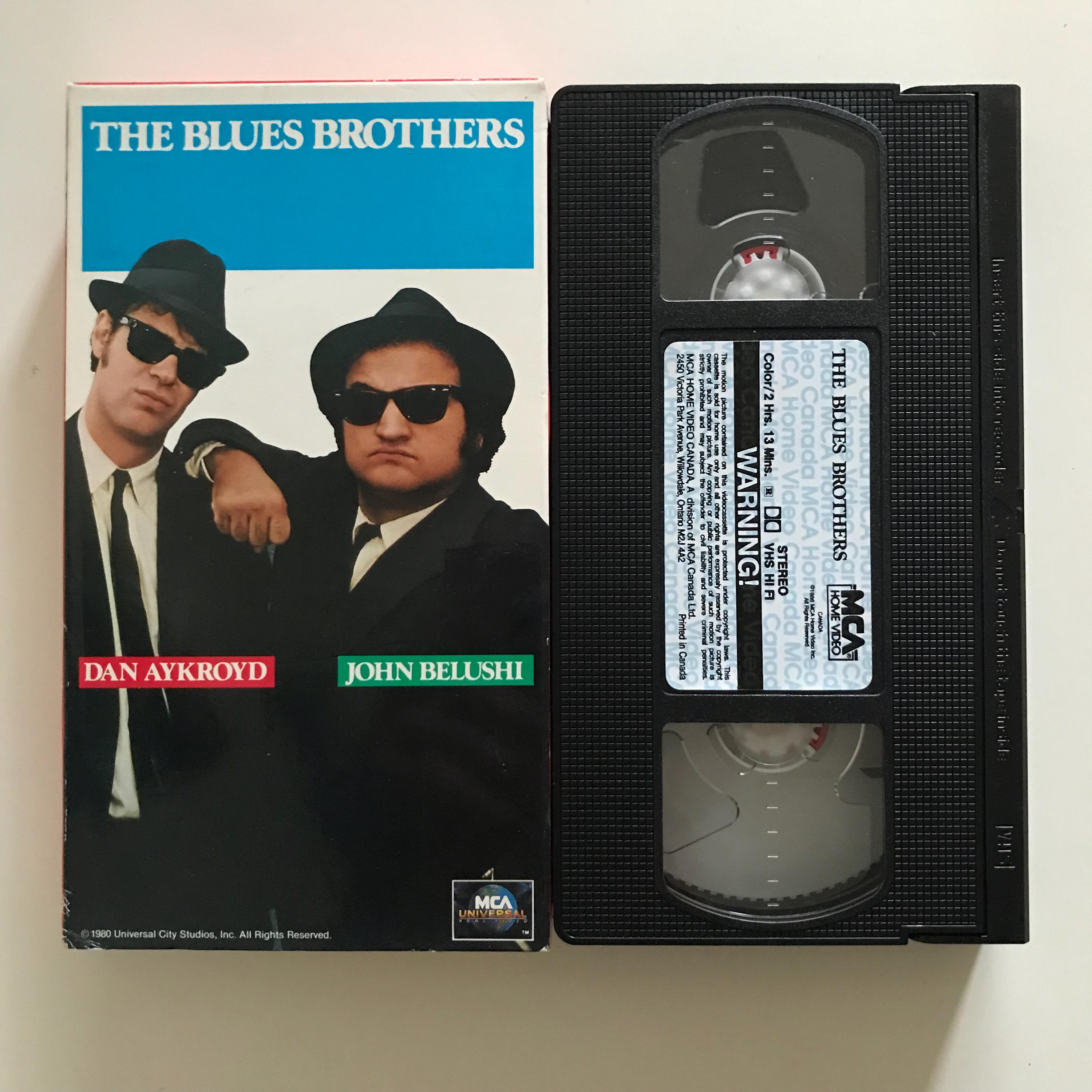 The Blues Brothers VHS Tape Retro 80s Cult Movie - Etsy