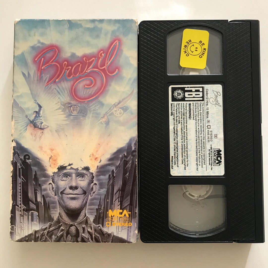 Vintage Brazil VHS Tape 1985 Fantasy Surreal Cult Film Terry Gilliam - Etsy