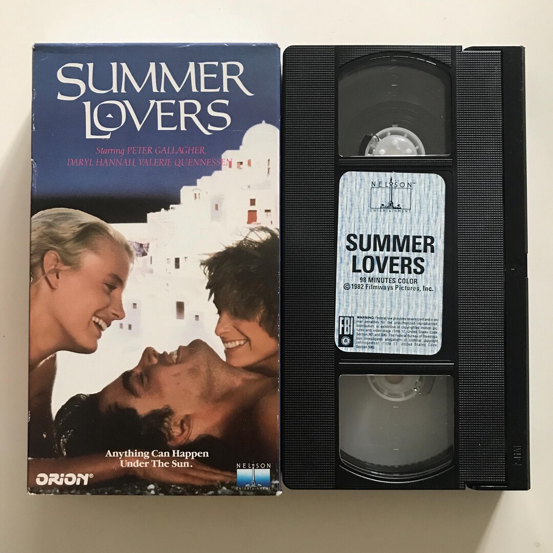Summer Lovers VHS Tape 80s Coming-of-age Daryl Hannah - Etsy