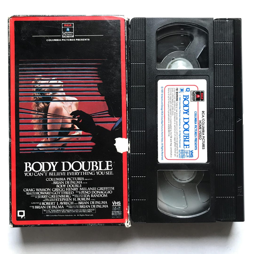 Vintage Body Double VHS Tape 80s Thriller Brian De Palma - Etsy