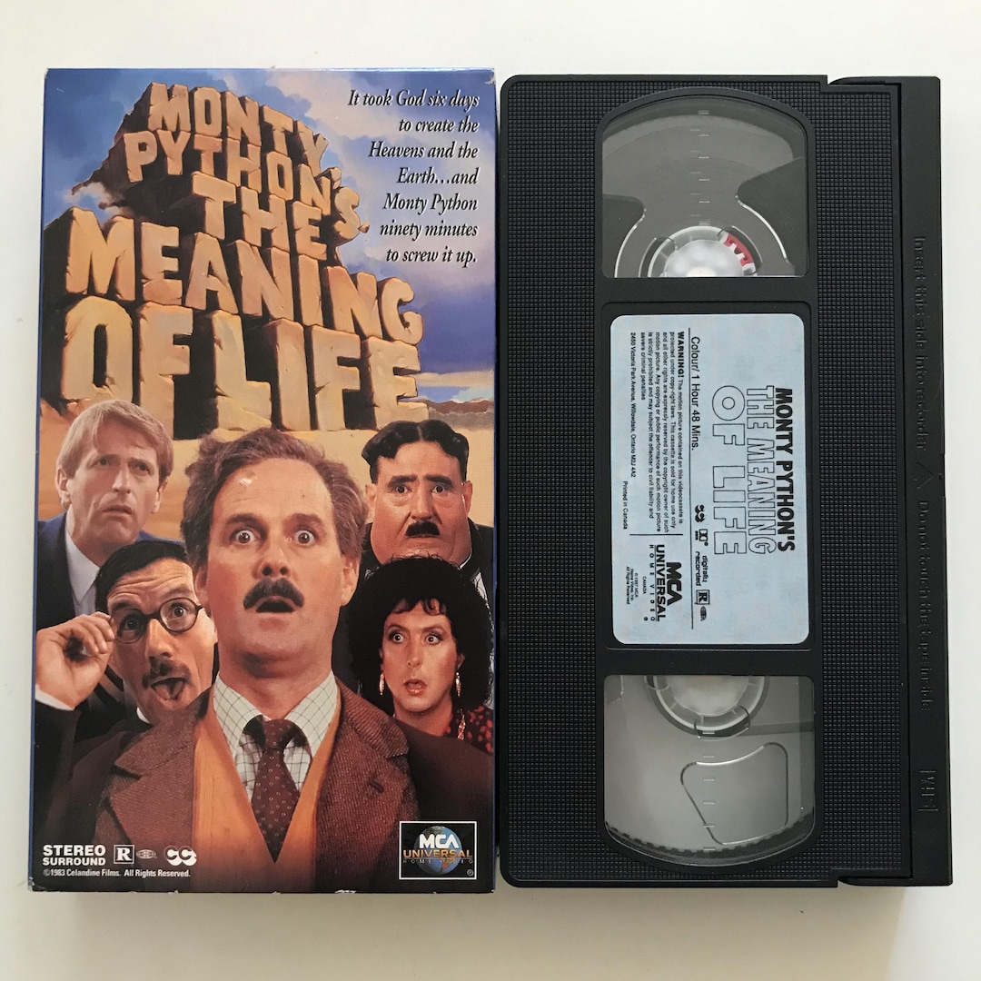 Monty Python's the Meaning of Life VHS 80s British Comedy - Etsy