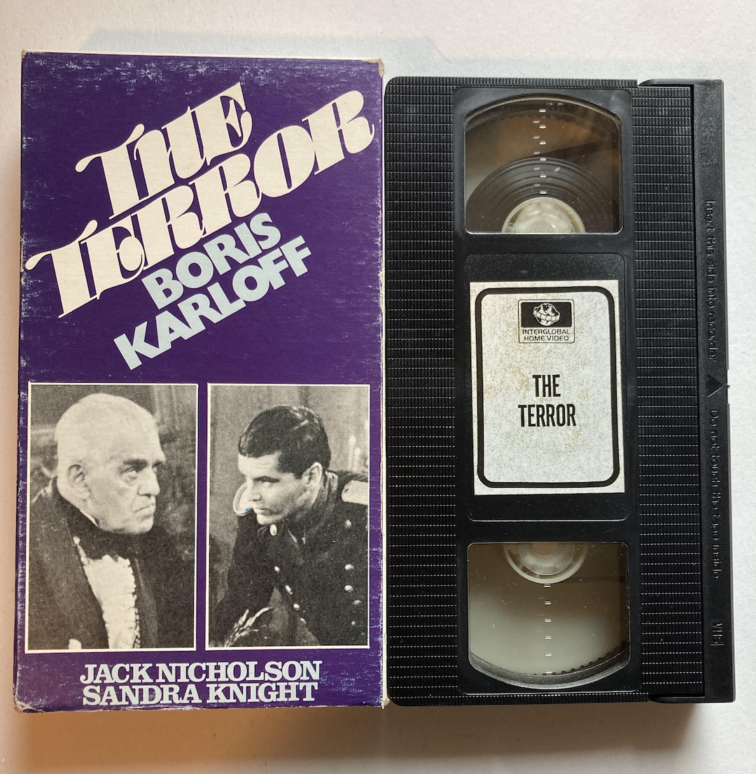 The Terror VHS Tape Boris Karloff Roger Corman 60s Horror - Etsy