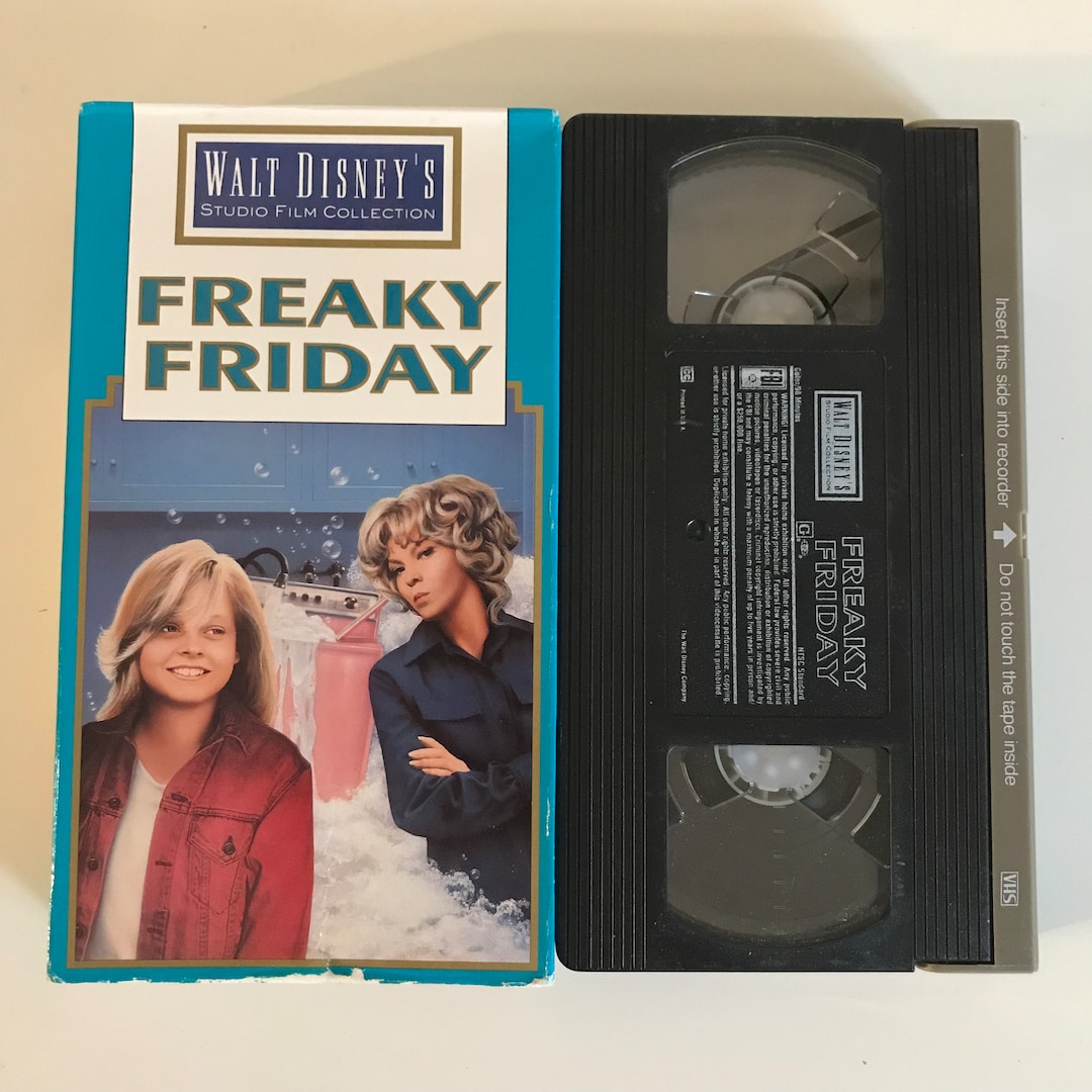 Vintage Freaky Friday VHS Tape 1976 Original Walt Disney - Etsy