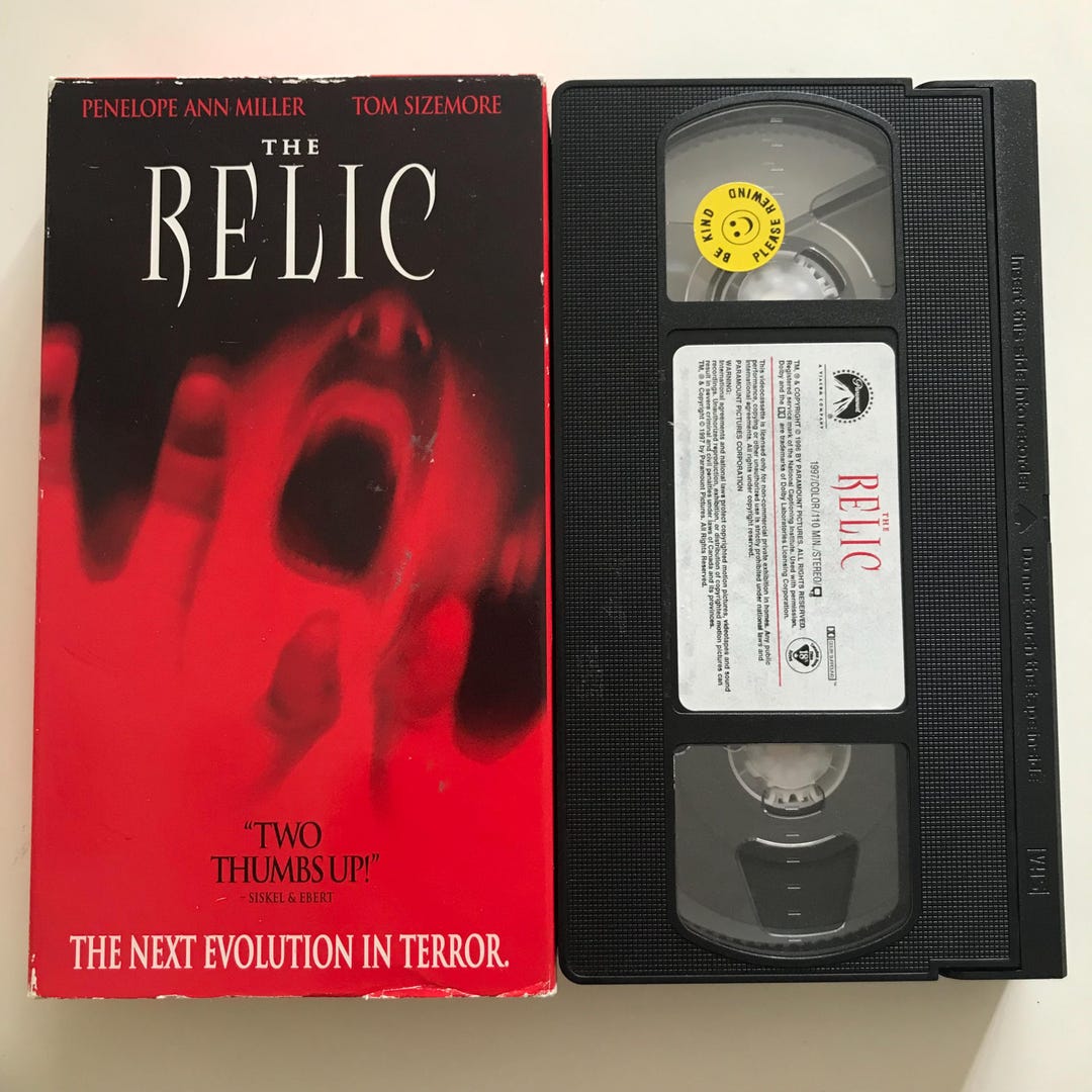 The Relic VHS Tape 90s Monster Movie Horror Suspense - Etsy