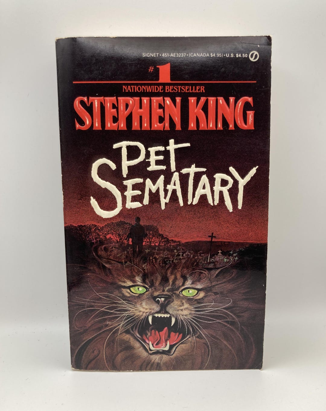 Stephen King's Pet Sematary Book 1984 Signet 80s Horror Paperback - Etsy