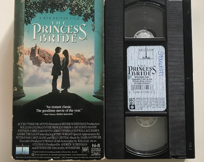 The Princess Bride VHS Tape Vintage 80s Cult Film - Etsy