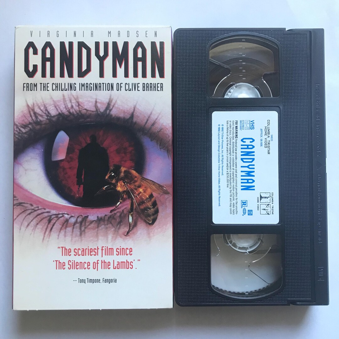 Candyman VHS Tape Clive Barker Classic 90s Horror - Etsy
