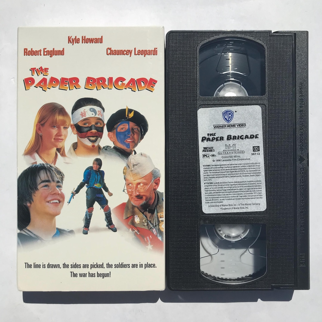 The Paper Brigade VHS Tape Robert Englund Kyle Howard 90s Family Comedy ...