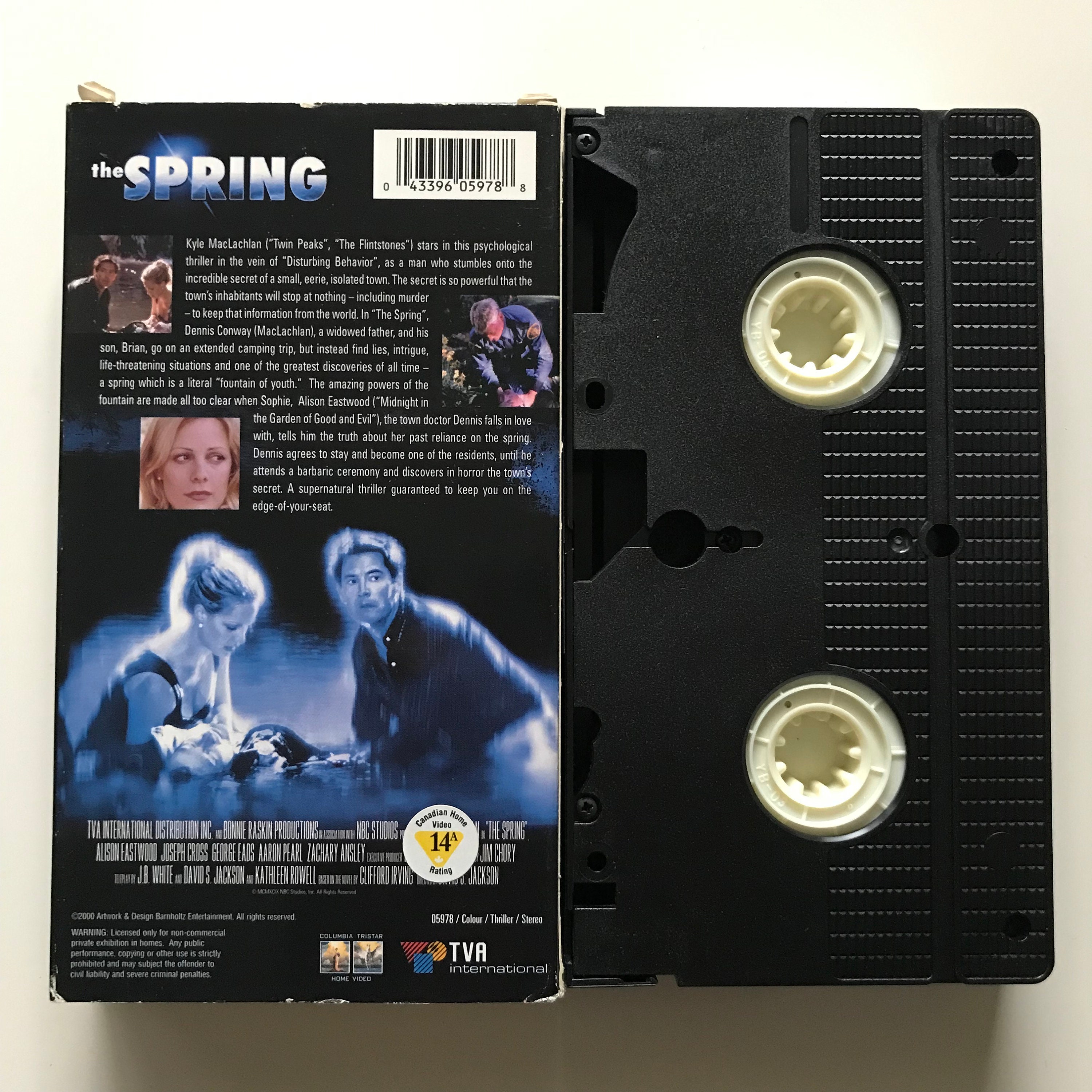 The Spring VHS 2000 Made for TV Sci-fi Horror Film Kyle Maclachlan - Etsy