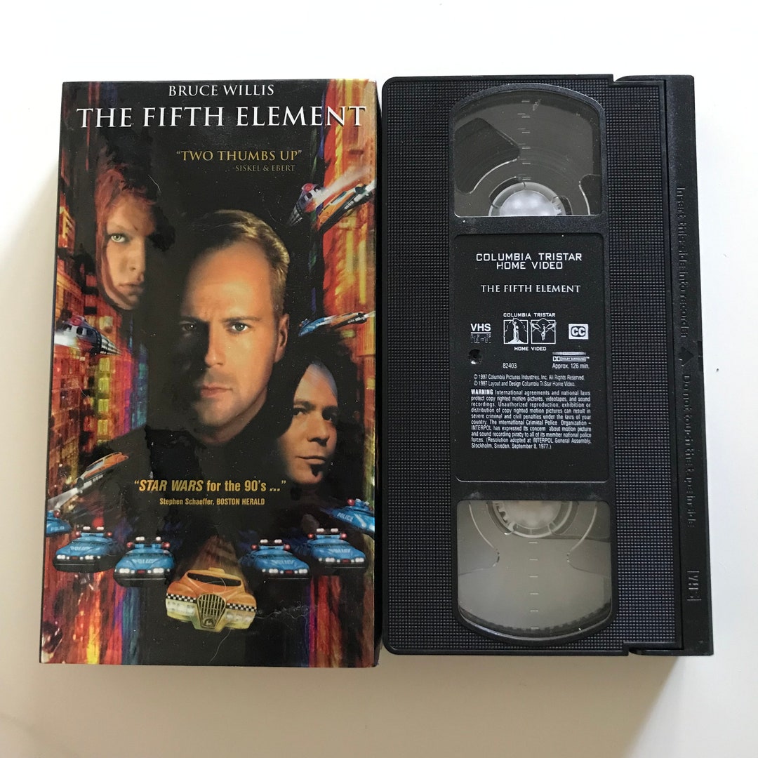 The Fifth Element VHS Tape Vintage 90s Video - Etsy