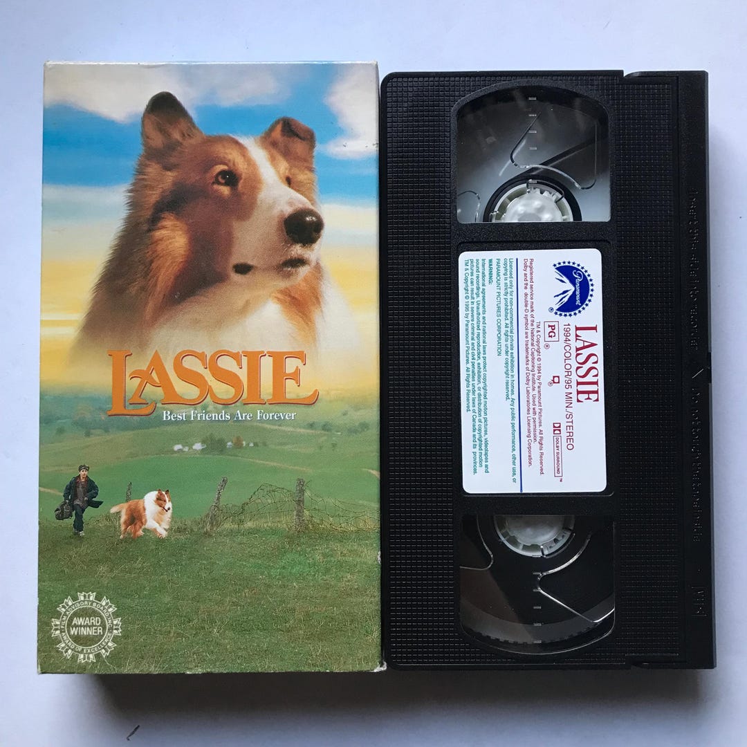 Lassie VHS Tape 1994 Retro 90s Family Classic - Etsy