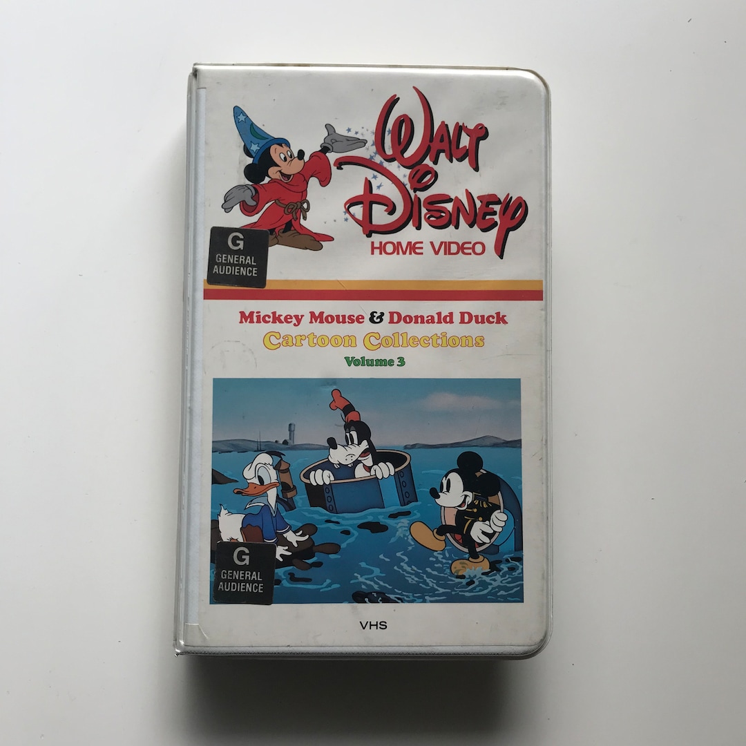 Vintage Mickey Mouse & Donald Duck Cartoon Collections Vol. 3 VHS 80s Walt Disney Video ...
