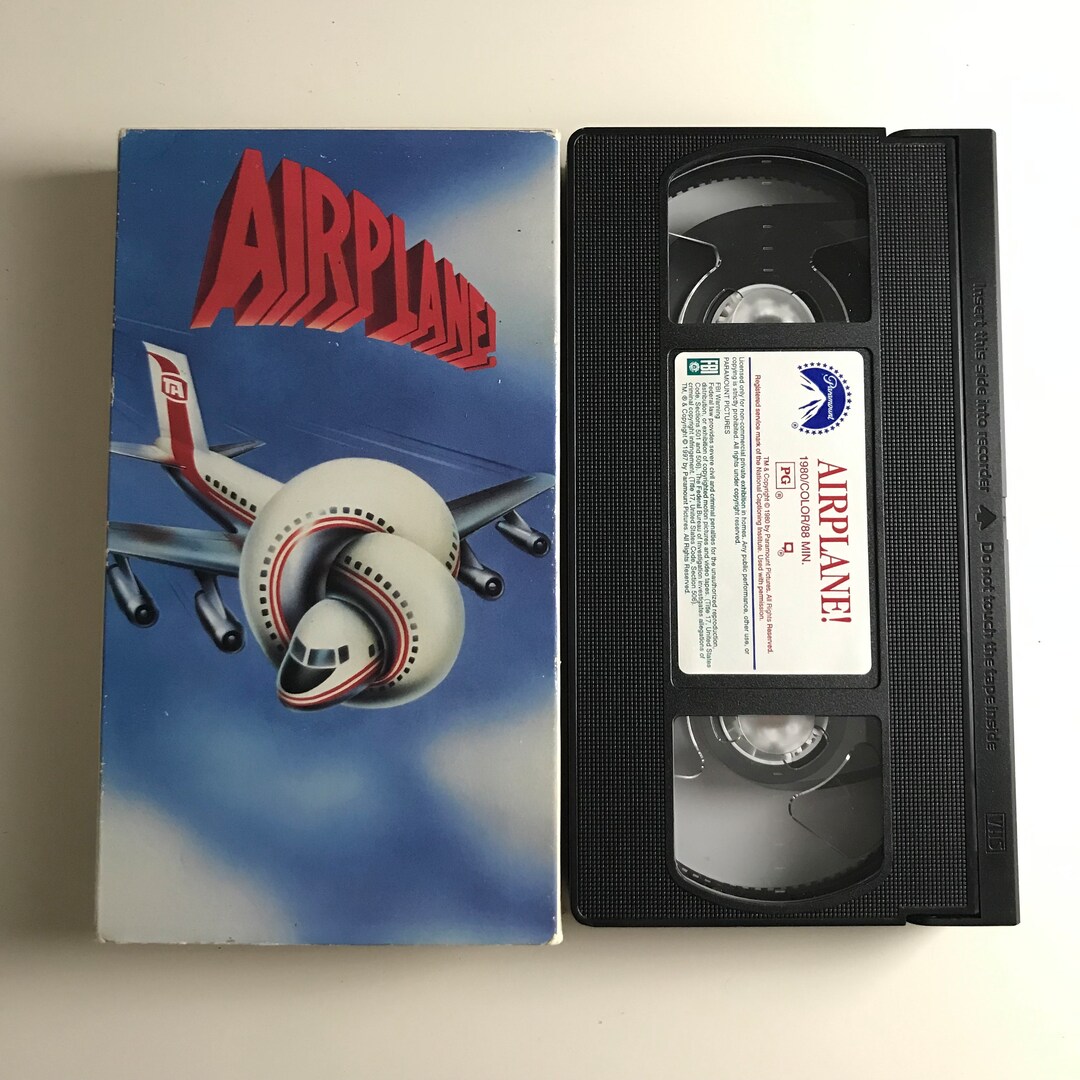 Vintage Airplane VHS Tape 1980 Cult Comedy Film - Etsy