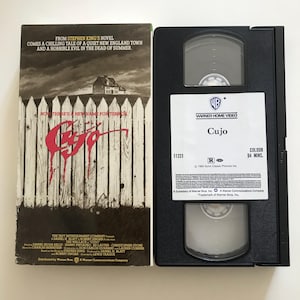 Vintage Cujo VHS Tape Stephen King Movie 80s Horror Gift - Etsy