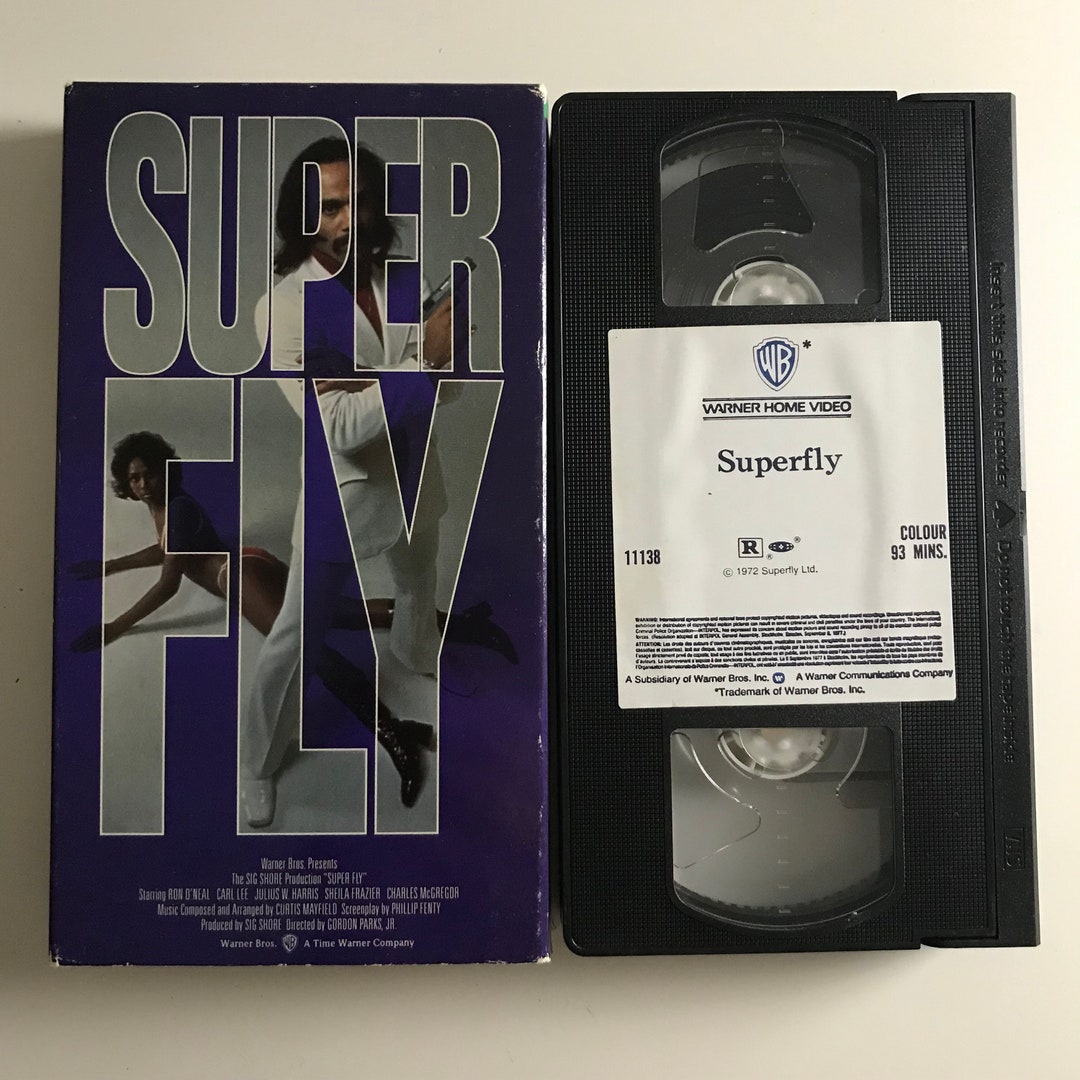 Vintage Super Fly VHS Tape Warner Bros 70s Blaxploitation Flick - Etsy