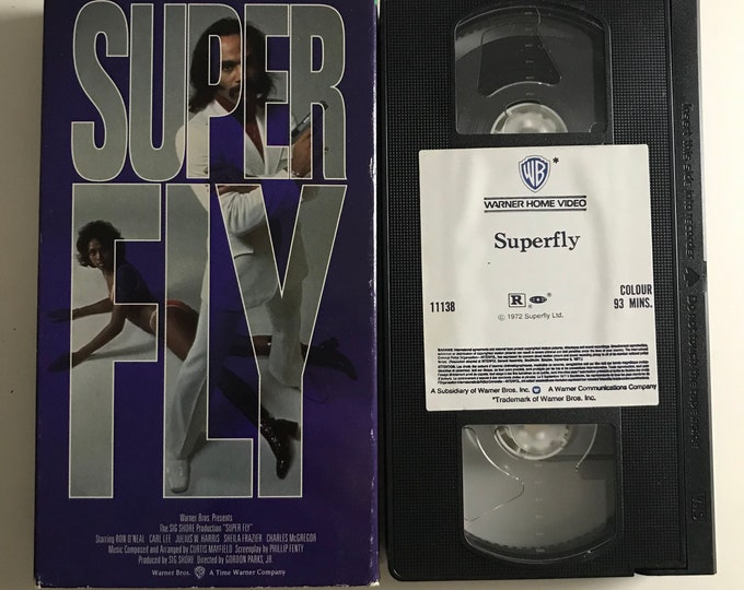 Vintage Super Fly VHS Tape Warner Bros 70s Blaxploitation Flick - Etsy