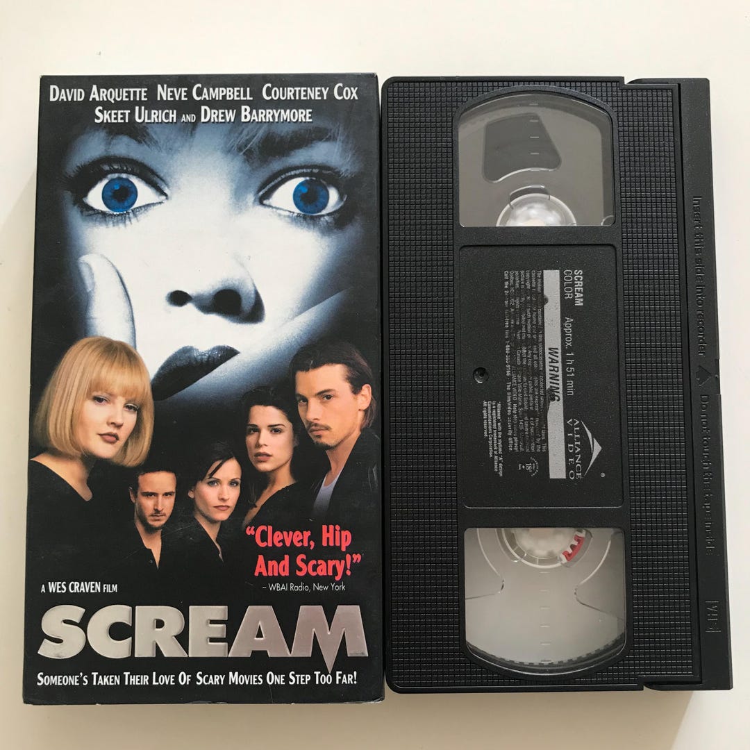 Vintage Scream VHS Tape Cult Horror 90s Nostalgia - Etsy