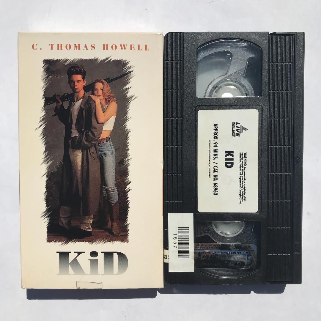 Kid VHS Tape 1990 C. Thomas Howell 90s Thriller Action Revenge - Etsy