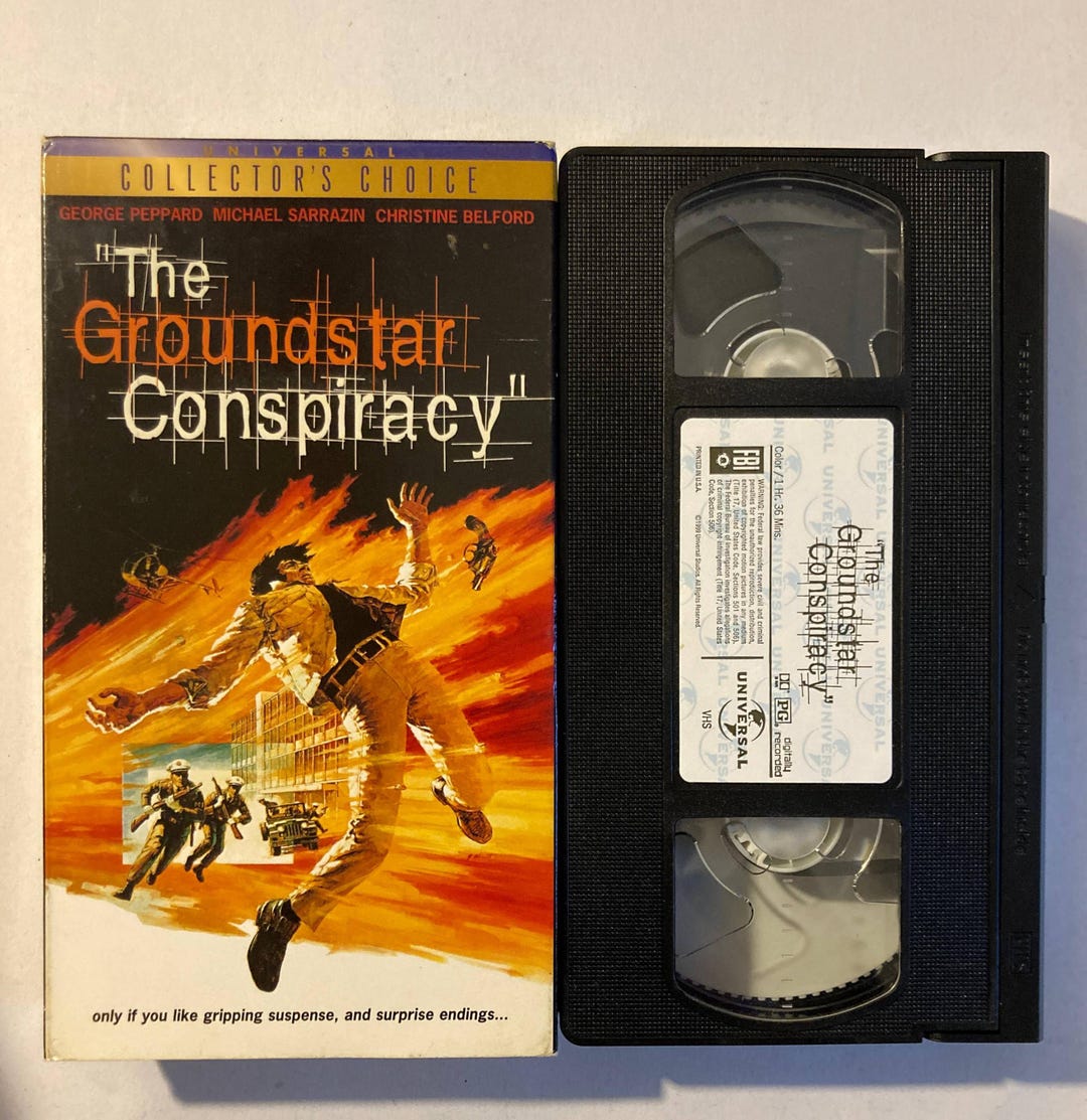 The Groundstar Conspiracy VHS Tape 70s Sci-fi Thriller - Etsy