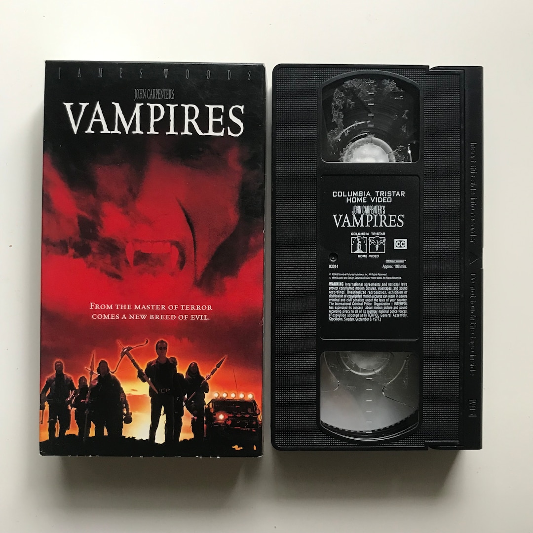 John Carpenter's Vampires VHS Tape 1998 90s Video - Etsy