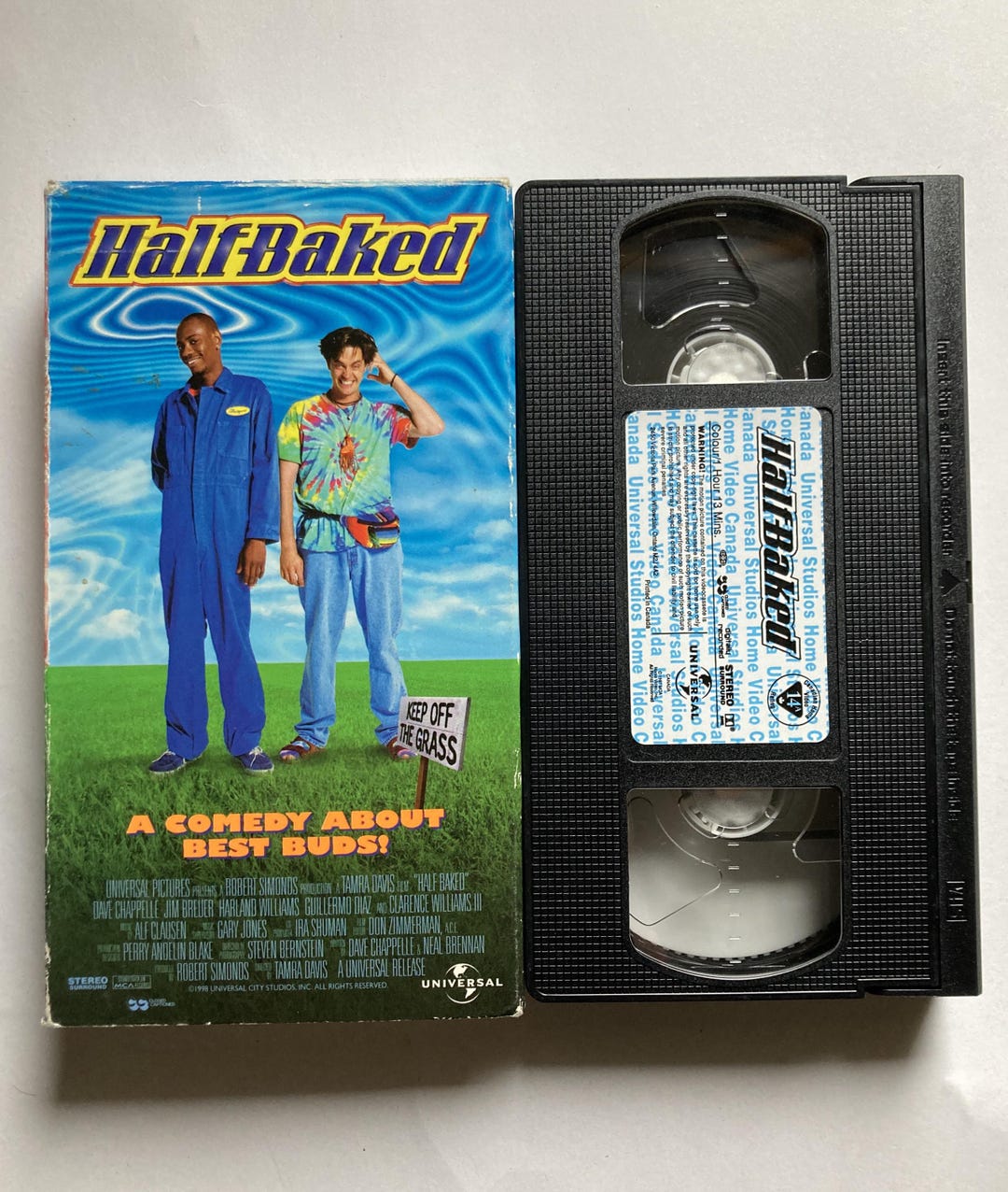 Half Baked VHS Tape 90s Stoner Comedy Dave Chappelle Jim Breuer - Etsy
