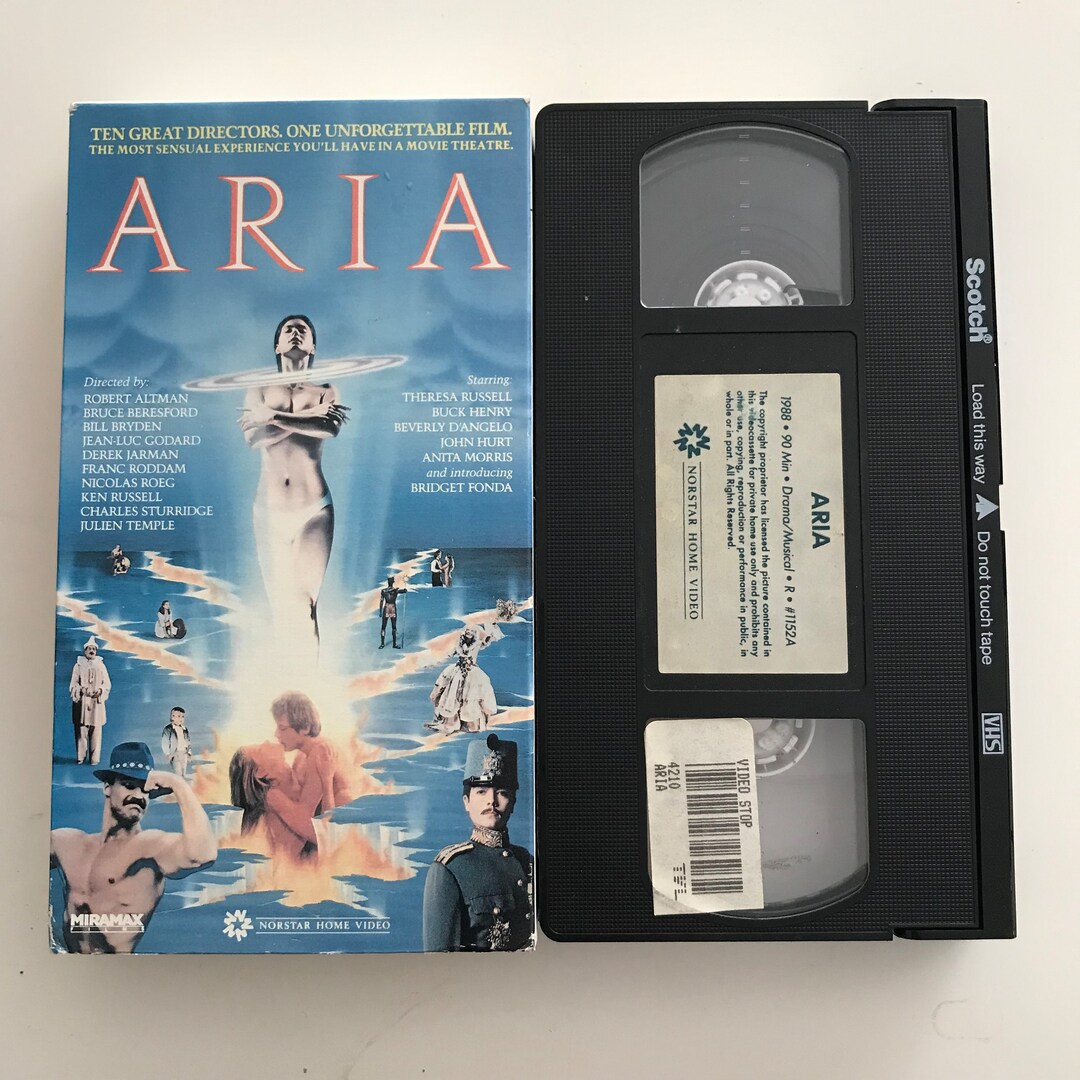 Aria VHS Tape Retro 80s Anthology Psychedelic Music Weird Surreal - Etsy