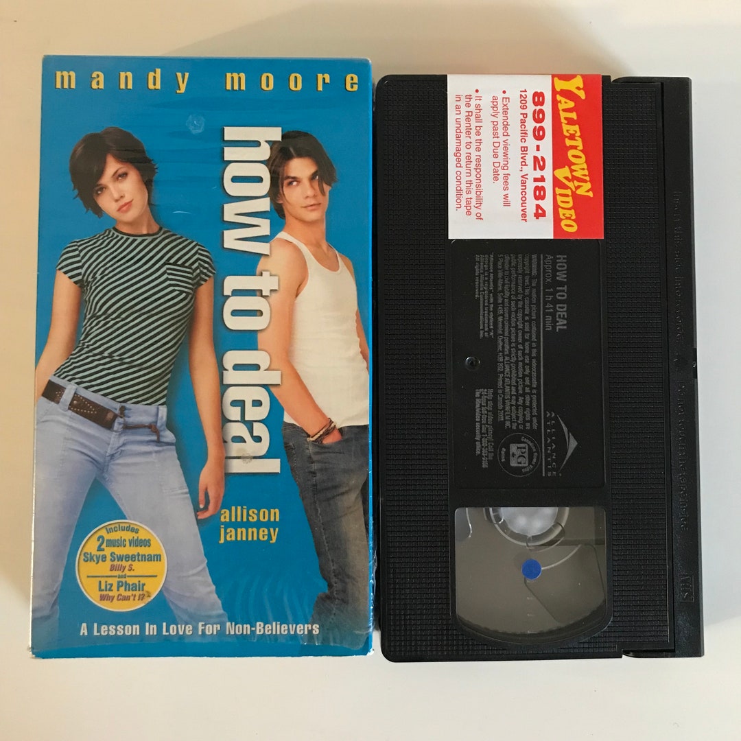 How to Deal VHS Tape 2003 Mandy Moore Romantic Comedy 2000s Nostalgia ...