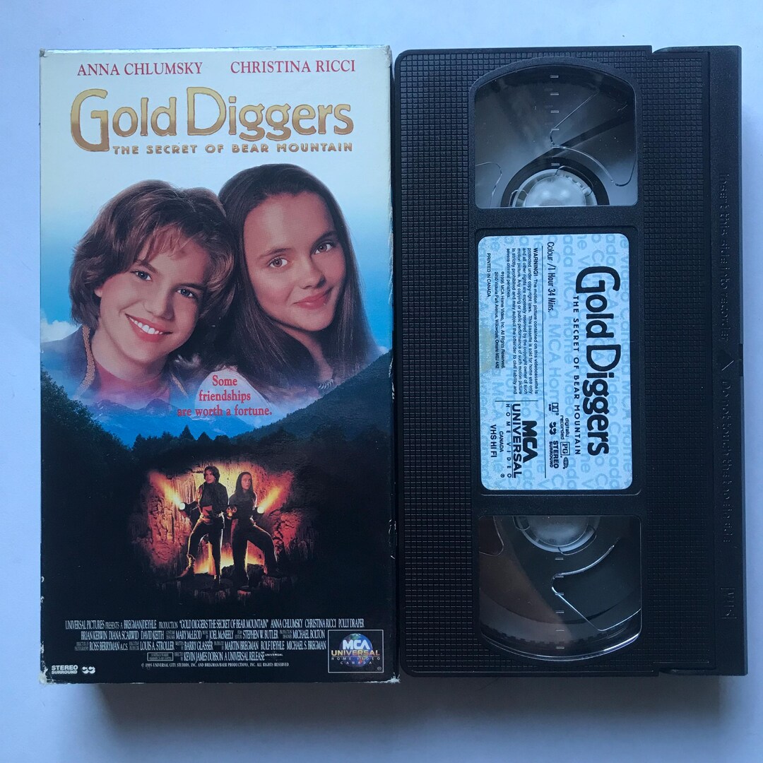 Gold Diggers: the Secret of Bear Mountain VHS Anna Chlumsky Christina ...
