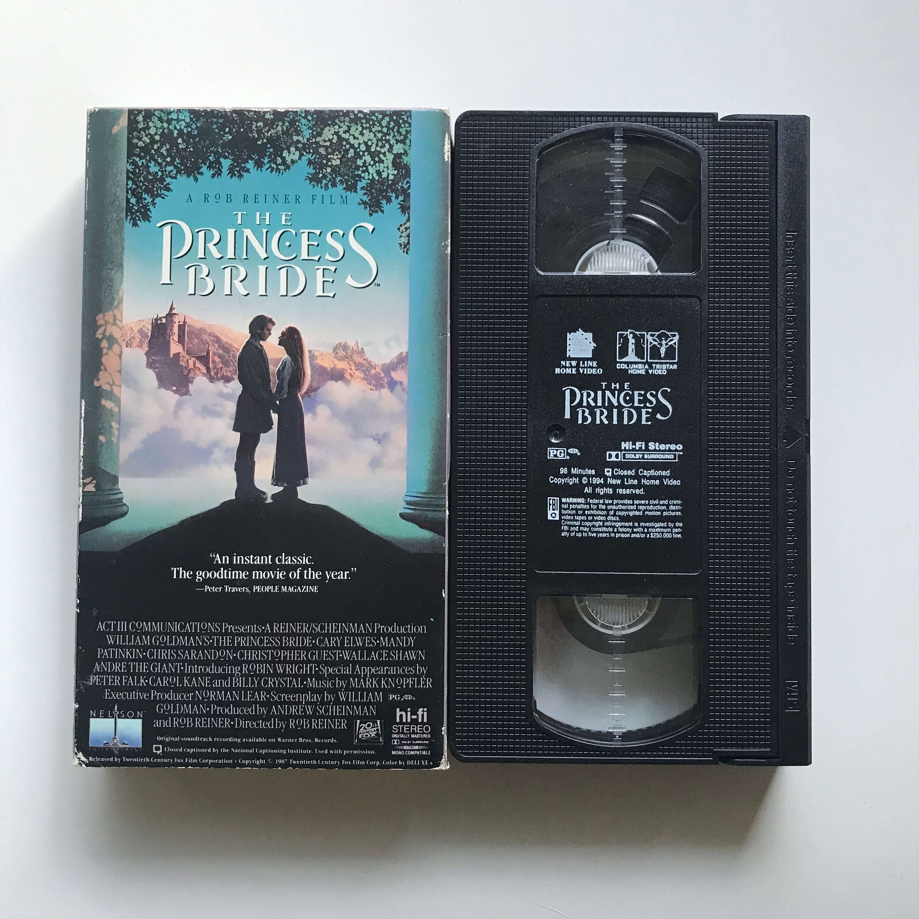 The Princess Bride VHS Tape Vintage 80s Film - Etsy