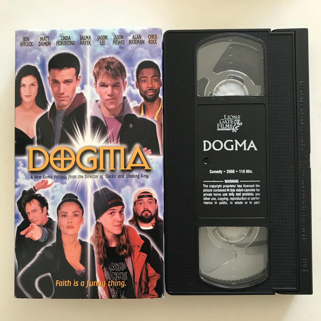 Vintage Dogma VHS Tape 2000 Y2K Kevin Smith Canadian Lions Gate - Etsy