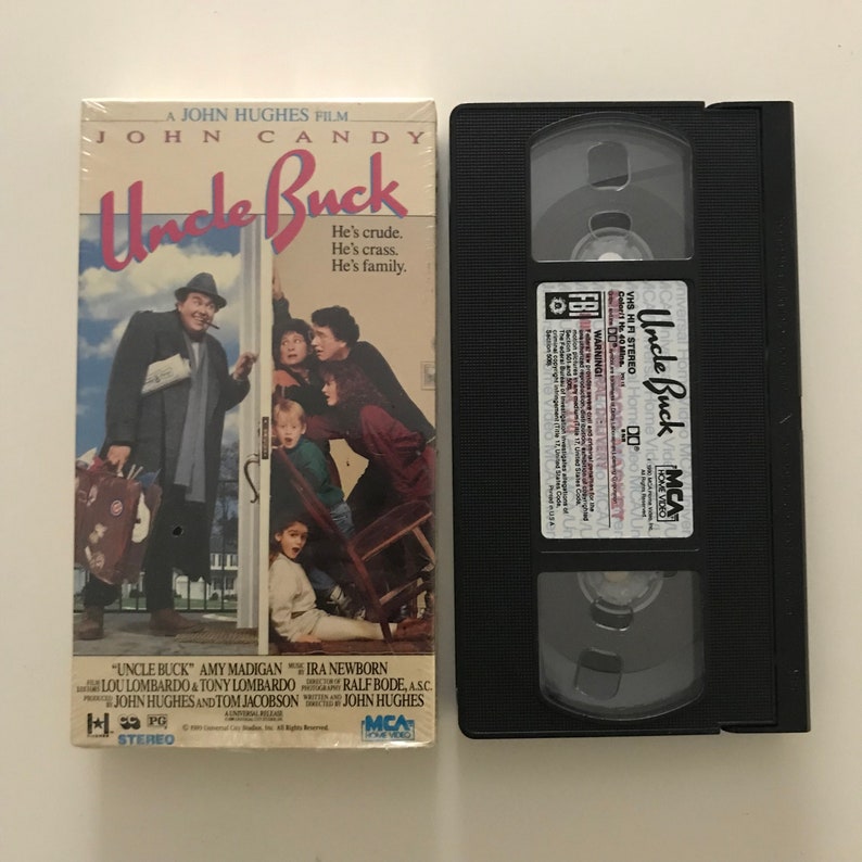 Uncle Buck VHS Tape John Candy John Hughes 80s Cult Film W/ - Etsy