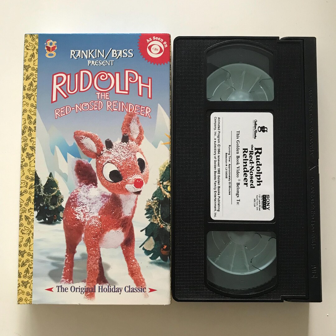 Rudolph the Red-nosed Reindeer VHS Tape 60s Classic Rankin/bass - Etsy UK