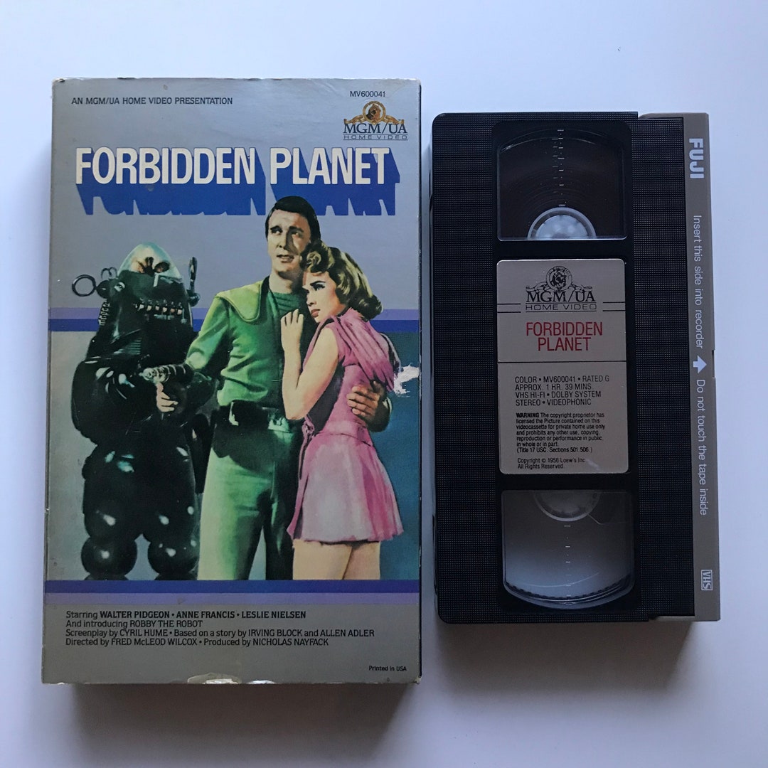 Vintage Forbidden Planet VHS Tape MGM Big Box 50s Sci-fi Gift - Etsy