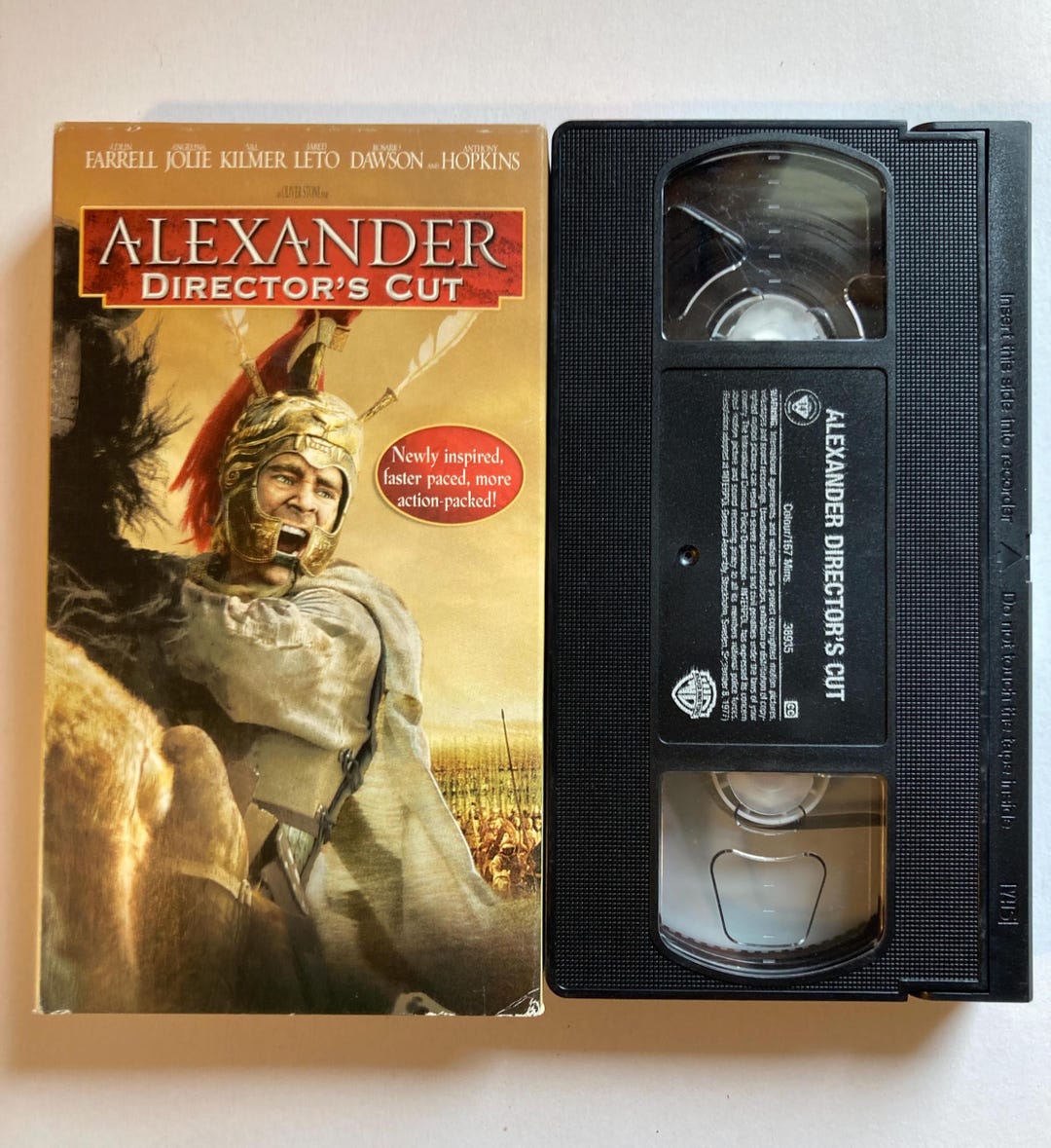Alexander Director's Cut VHS Tape 2000s Historical Epic Action 2004 ...