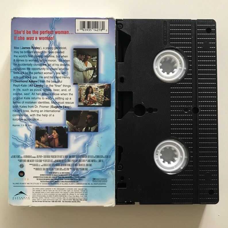 Repli-kate VHS Tape Ali Landry Eugene Levy 2000s Sex Comedy - Etsy