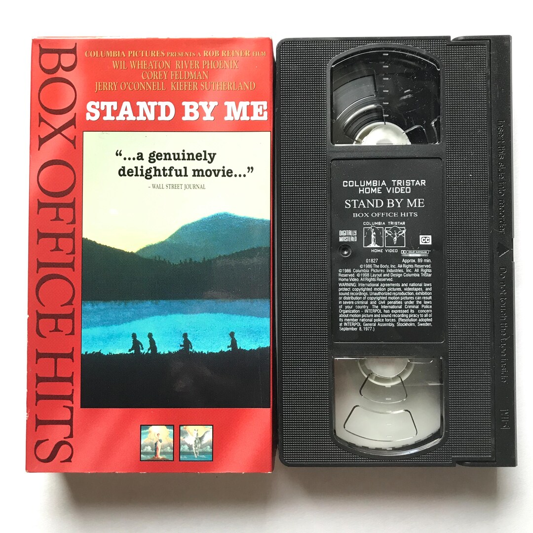 Stand by Me VHS Tape Retro 80s Stephen King Corey Feldman Cult Classic ...