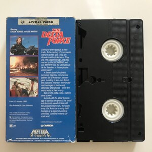 The Delta Force VHS Tape Media Home Entertainment 80s Chuck Norris - Etsy