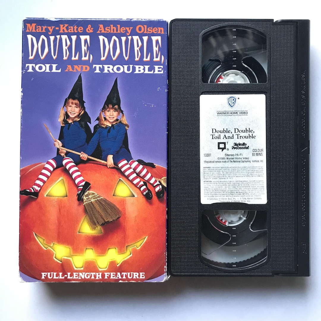 Double, Double Toil and Trouble VHS Tape 90s Mary-kate & Ashley Olsen ...
