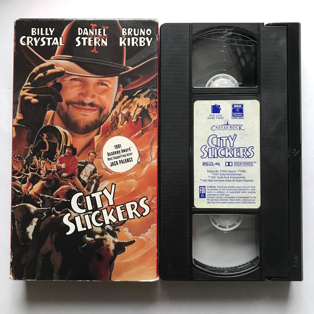City Slickers VHS Tape 90s Cult Comedy Billy Crystal - Etsy