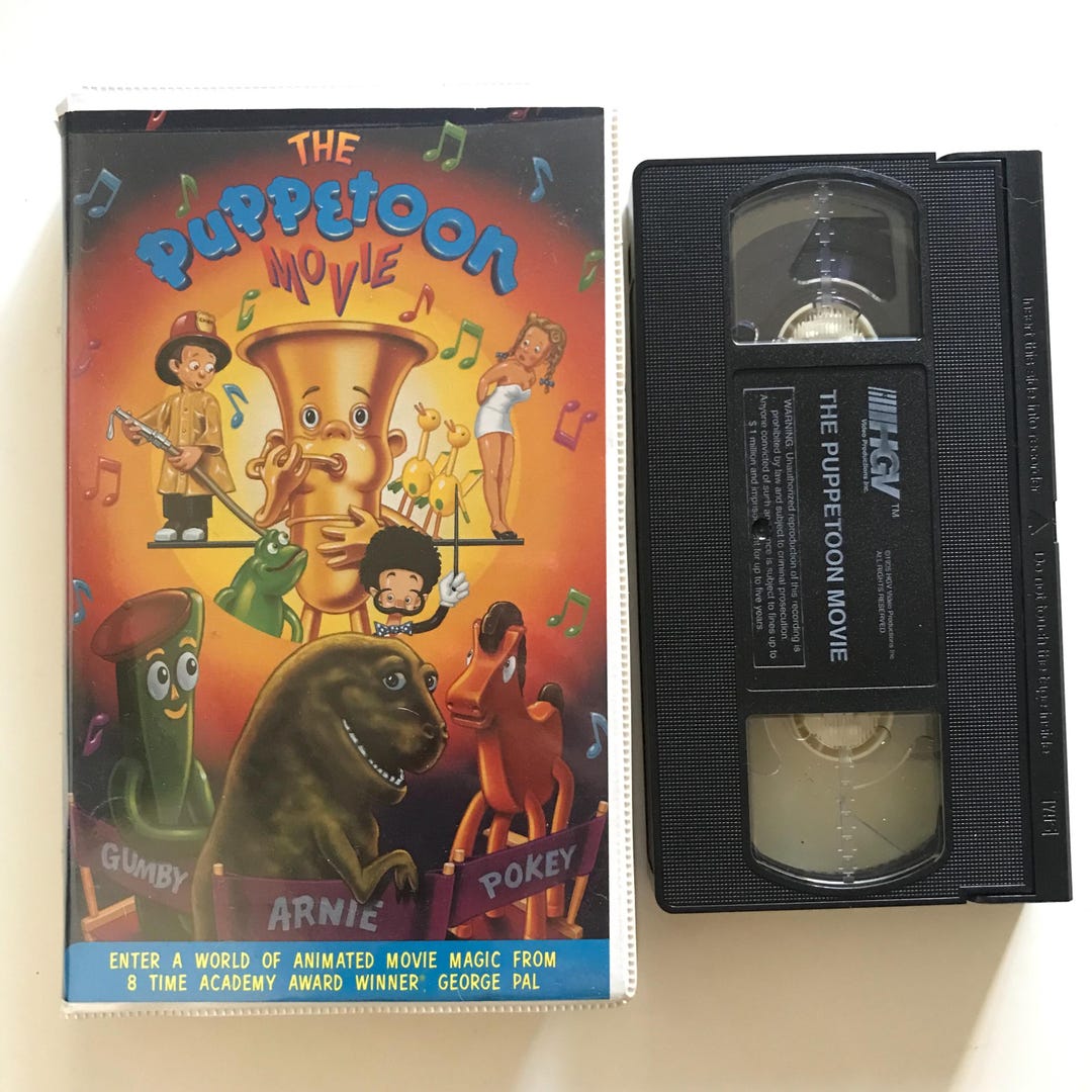 The Puppetoon Movie VHS Tape George Pal 80s Puppet Animation Gumby ...