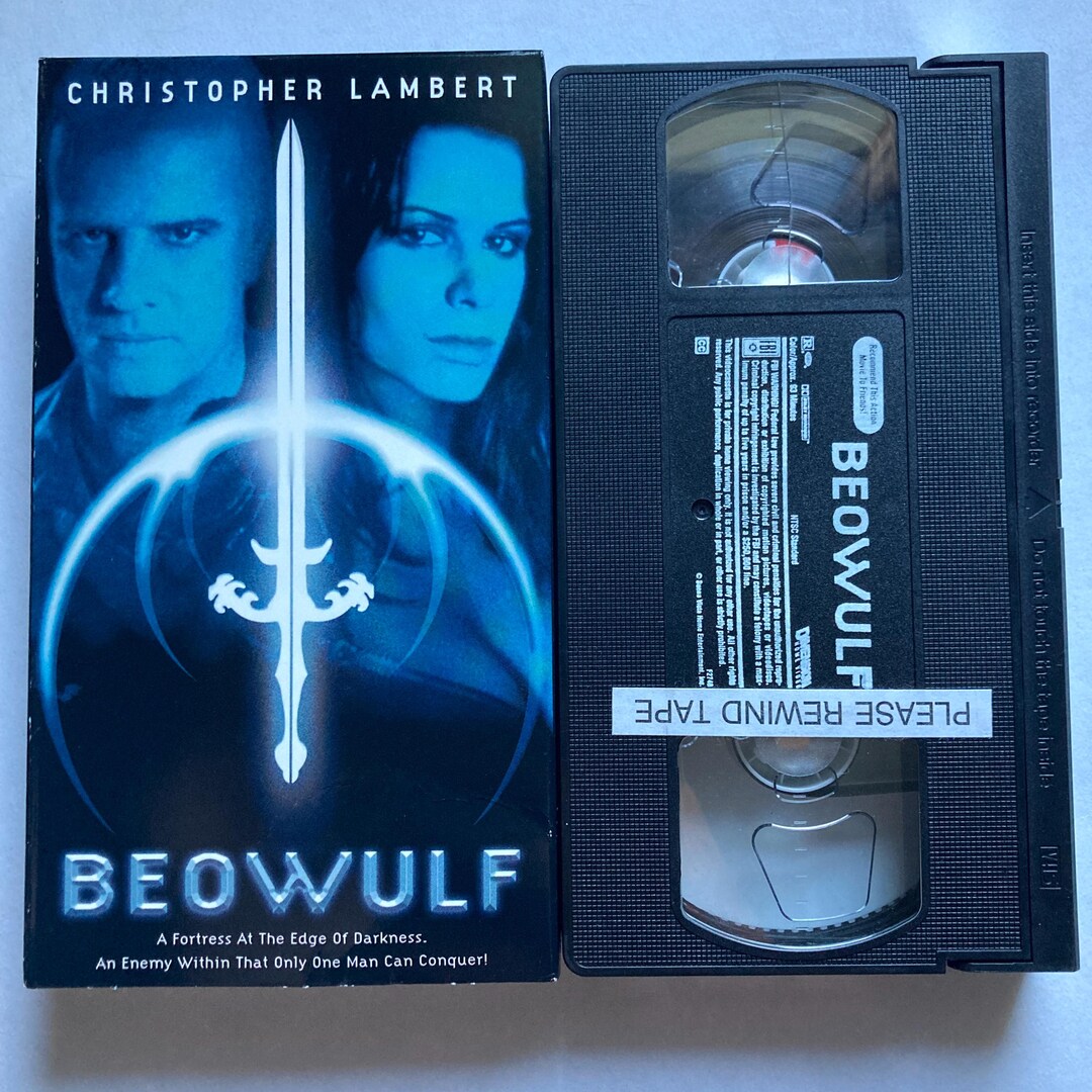 Beowulf VHS Tape 1999 Christopher Lambert Horror Action - Etsy
