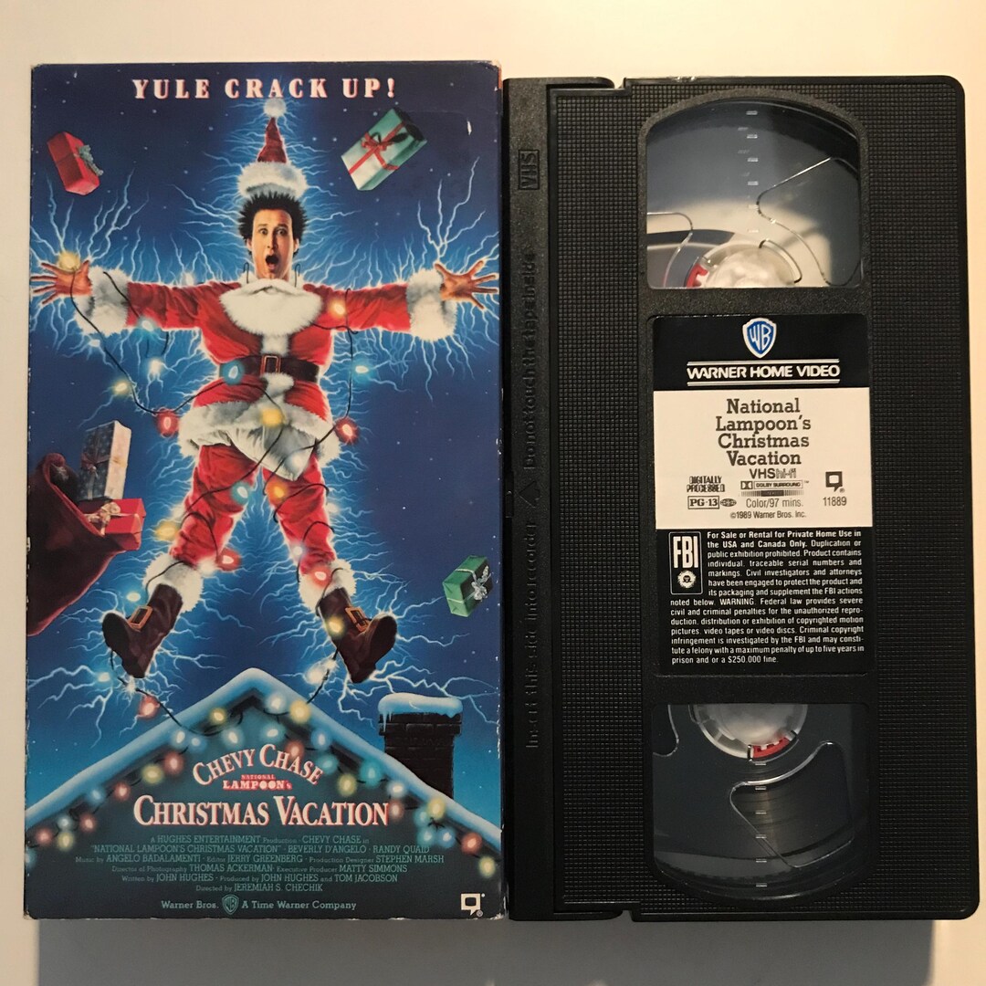 National Lampoon's Christmas Vacation VHS Tape 80s Comedy Chevy Chase ...