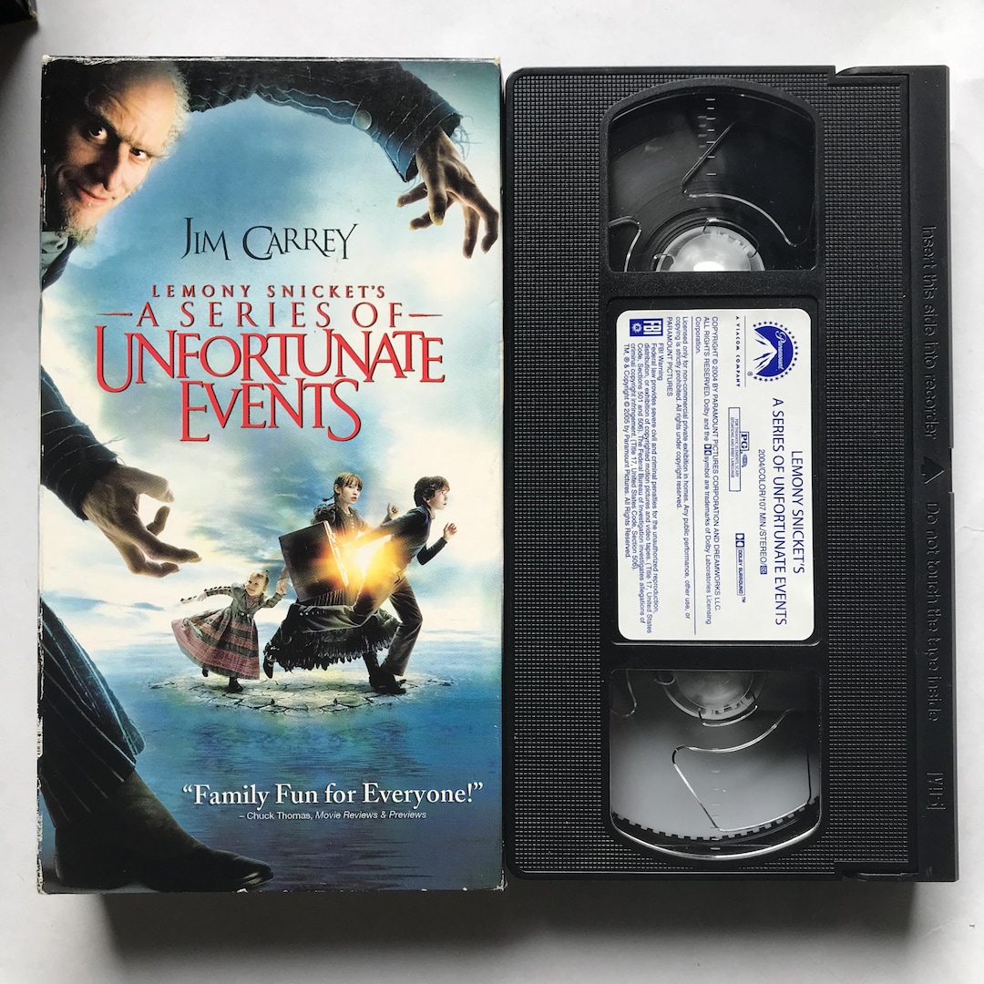 Lemony Snicket's A Series of Unfortunate Events VHS Tape 2004 ...
