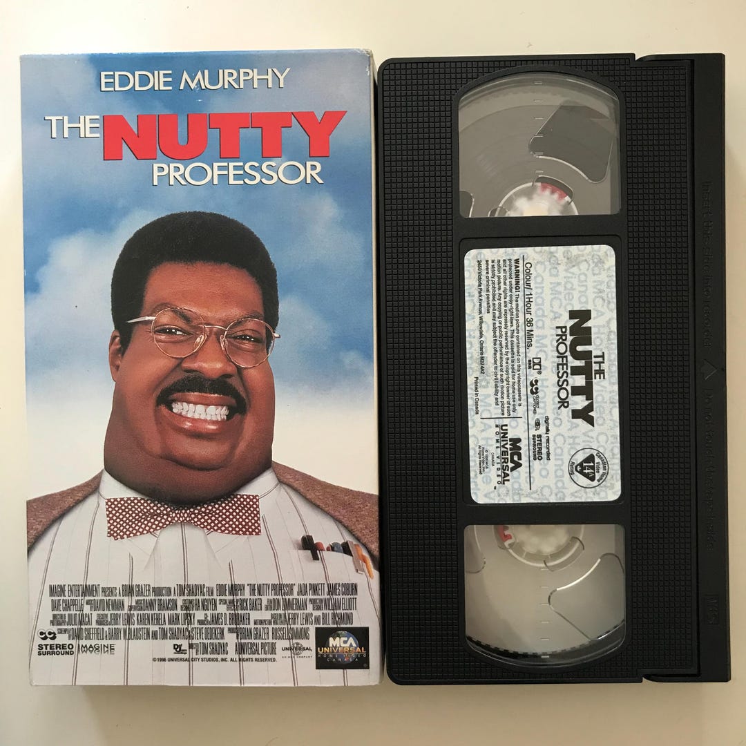The Nutty Professor VHS Tape Eddie Murphy 90s Comedy Nostalgia - Etsy