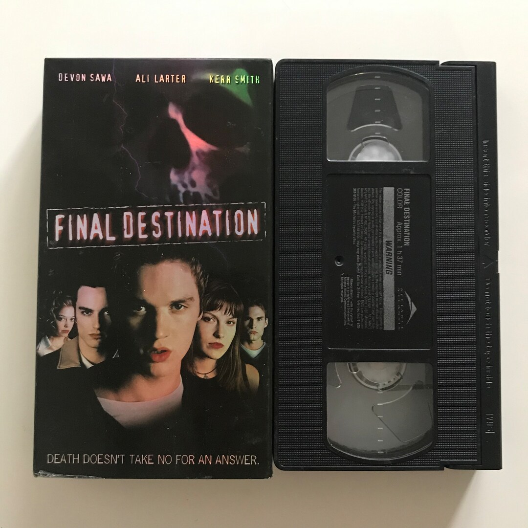 Vintage Final Destination VHS Tape Retro 2000 Horror Y2K Gift - Etsy