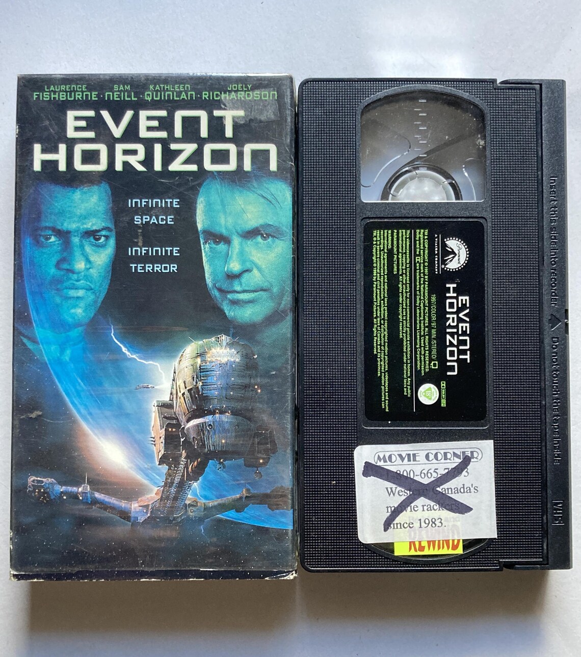 Event Horizon VHS Tape 90s Horror Science Fiction Sam Neill - Etsy