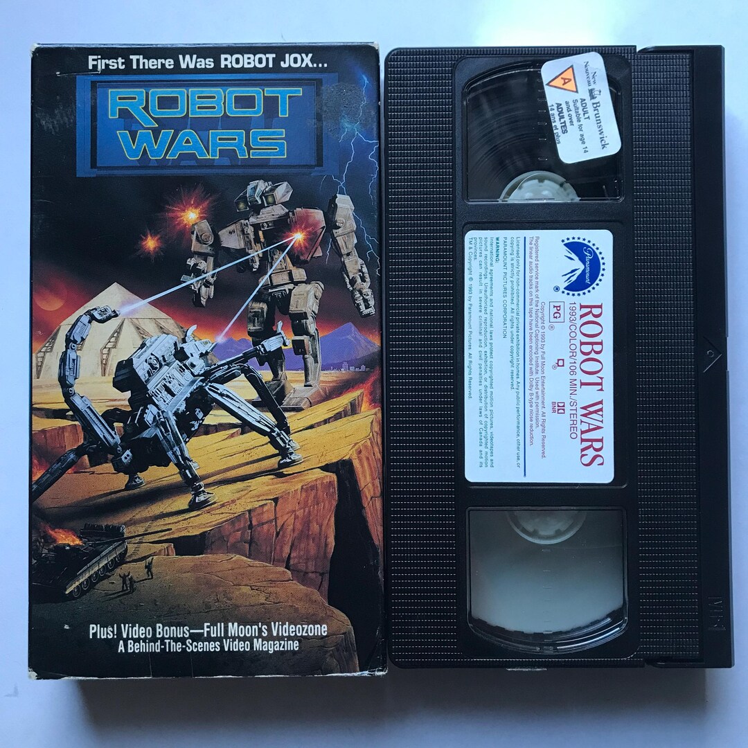 Robot Wars VHS Retro 90s Full Moon B-movie Sci-fi Action Cult - Etsy