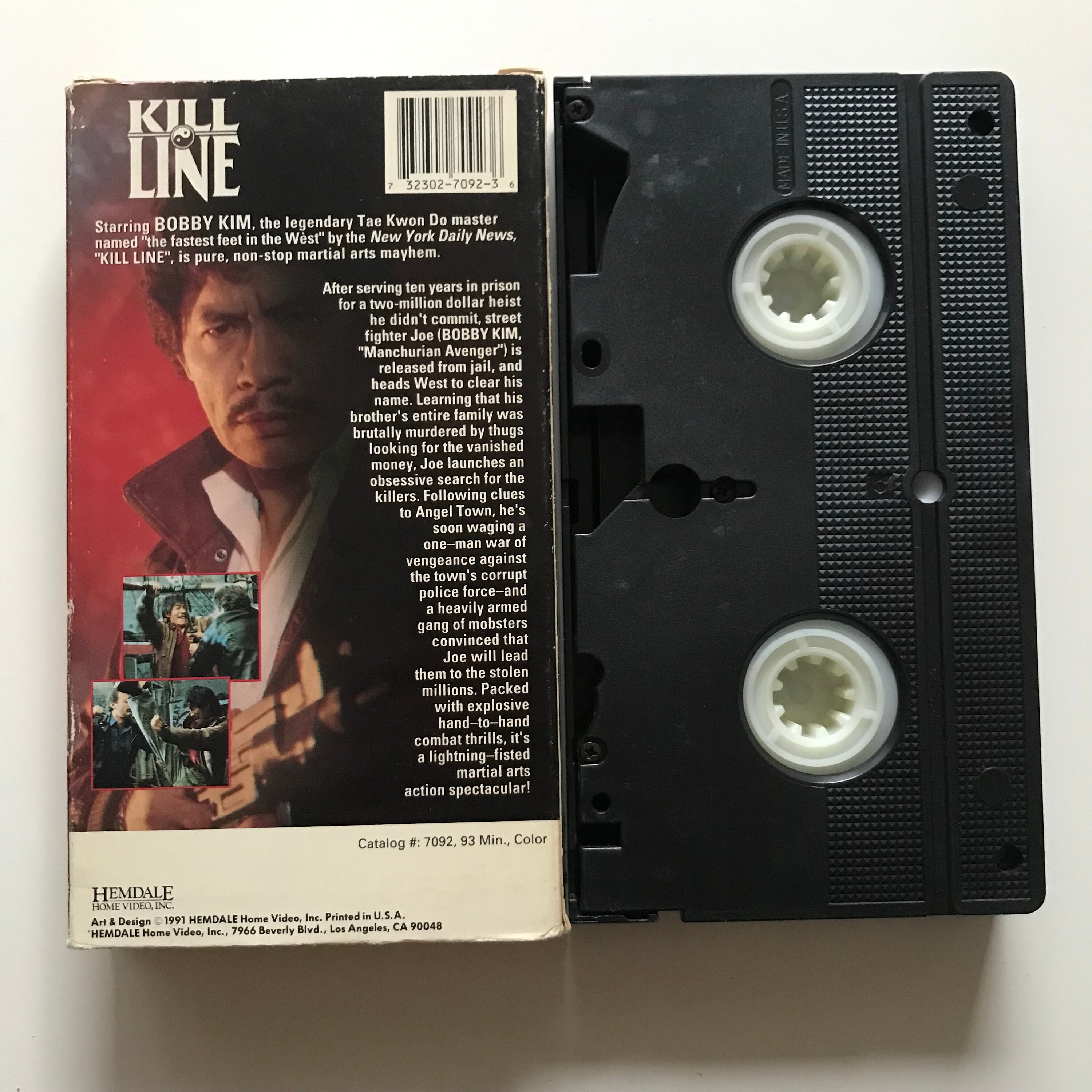 Kill Line VHS Tape Bobby Kim 90s Action Martial Arts - Etsy